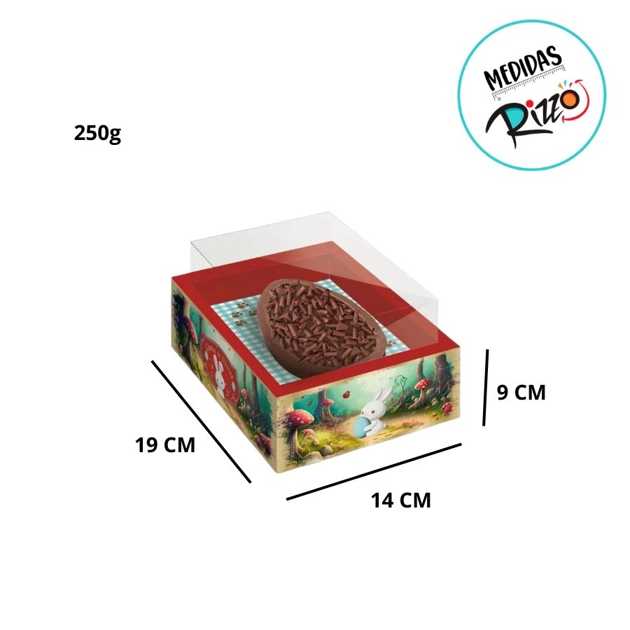 Caixa New Moldura para Meio Ovo 250g de Páscoa - Contos de Páscoa - 6 ...