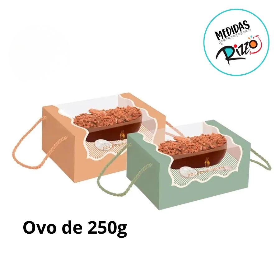 Caixa New Practice Com Alça e Colher para Meio Ovo de 250g - Lavie ...