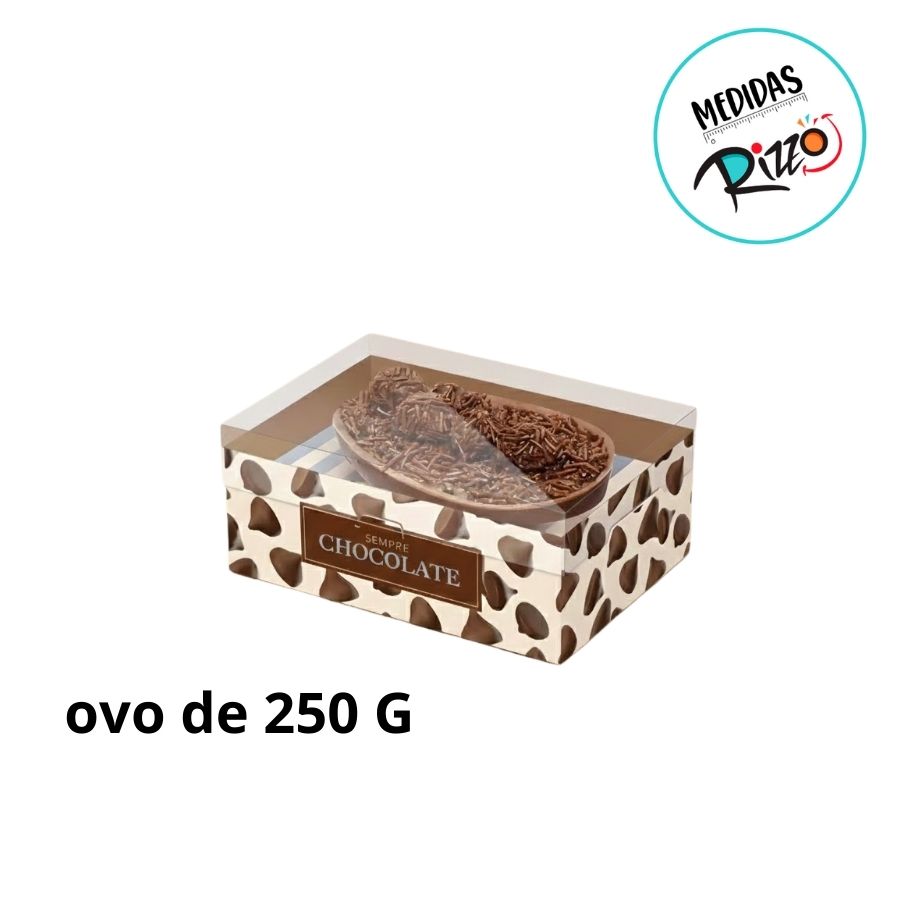 Caixa New Practice para Meio Ovo de 250g - Cobertura - 6 unidades ...
