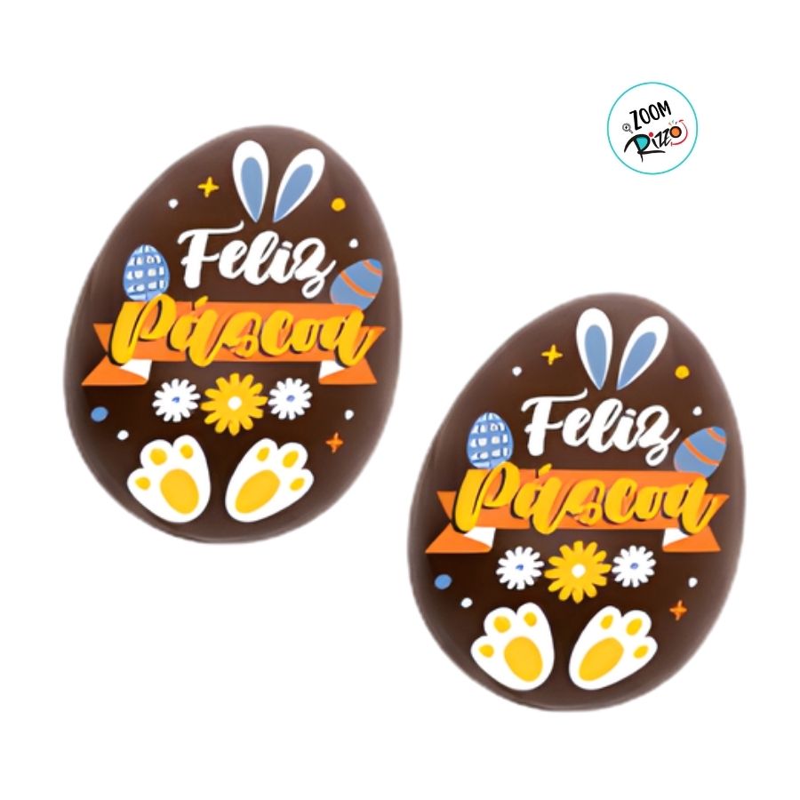 Blister Decorado com Transfer para Chocolate - Ovo de Páscoa 50g - BLP ...