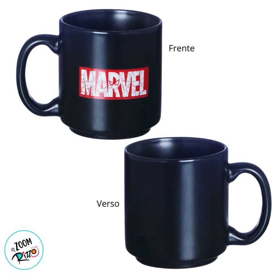 Conjunto Mini Canecas Tina - Marvel e Homem Aranha - 100ml - 1 unidade ...