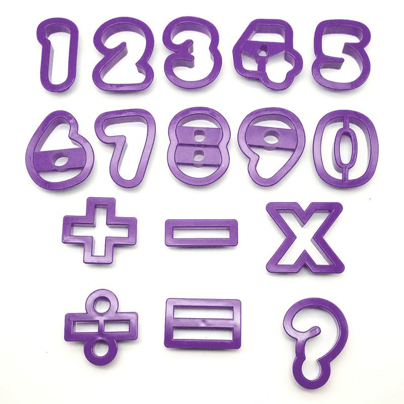 Cortador Numeral 16pcs - Rizzo Embalagens