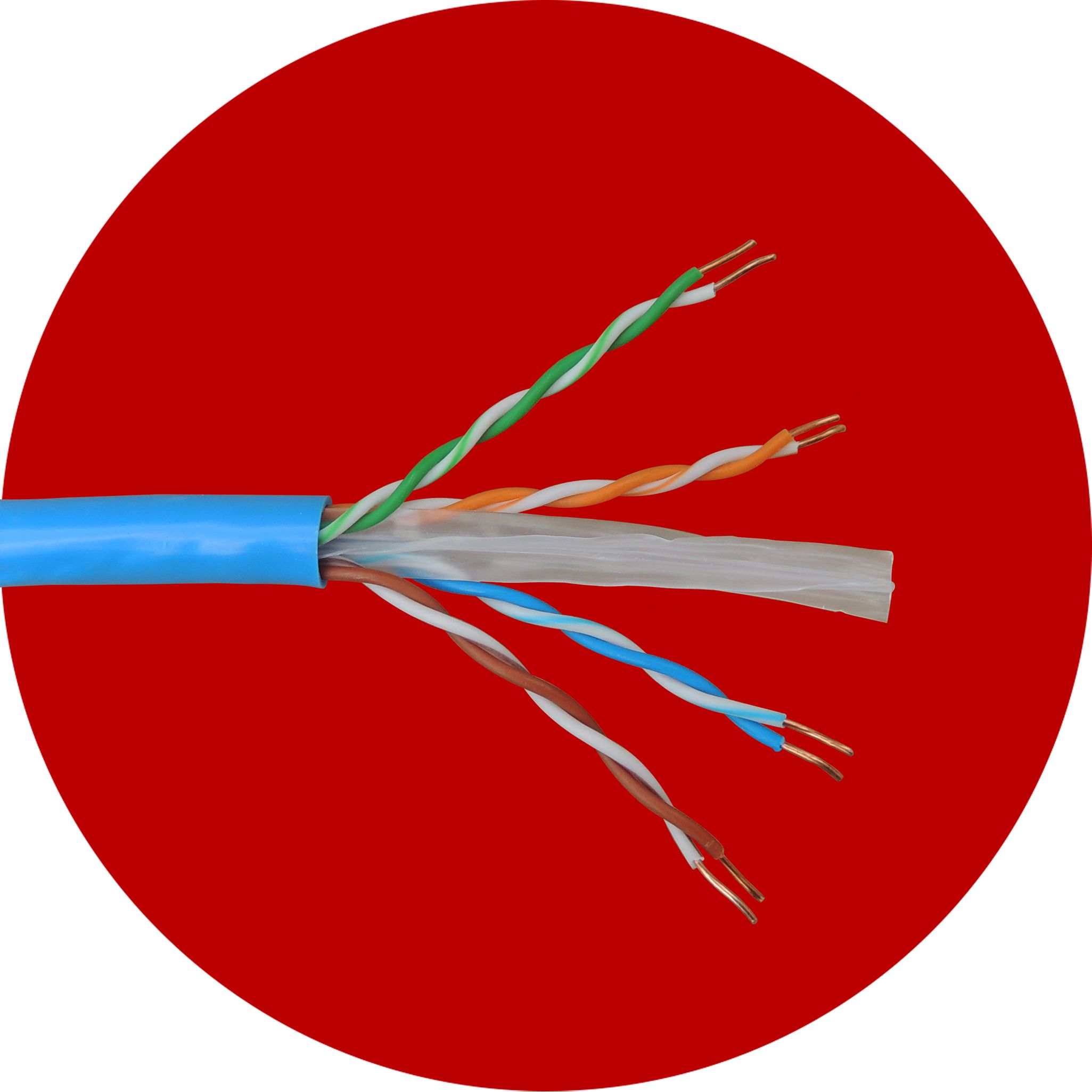 CABO DE REDE CAT6 DE ALTA QUALIDADE 100% COBRE, 34 METROS, BITOLA 0,53 ...