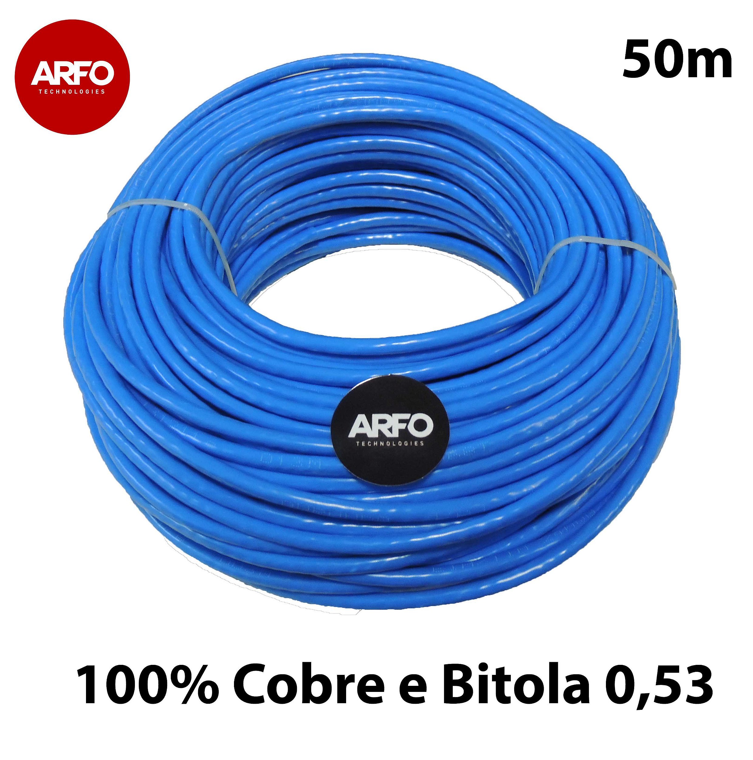 CABO DE REDE CAT6 DE ALTA QUALIDADE 100% COBRE, 34 METROS, BITOLA 0,53 ...