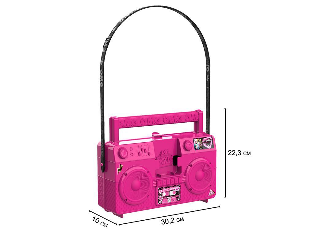 Sandália Infantil Menina LOL OMG Boombox - Rosa - Pirulito Calçados