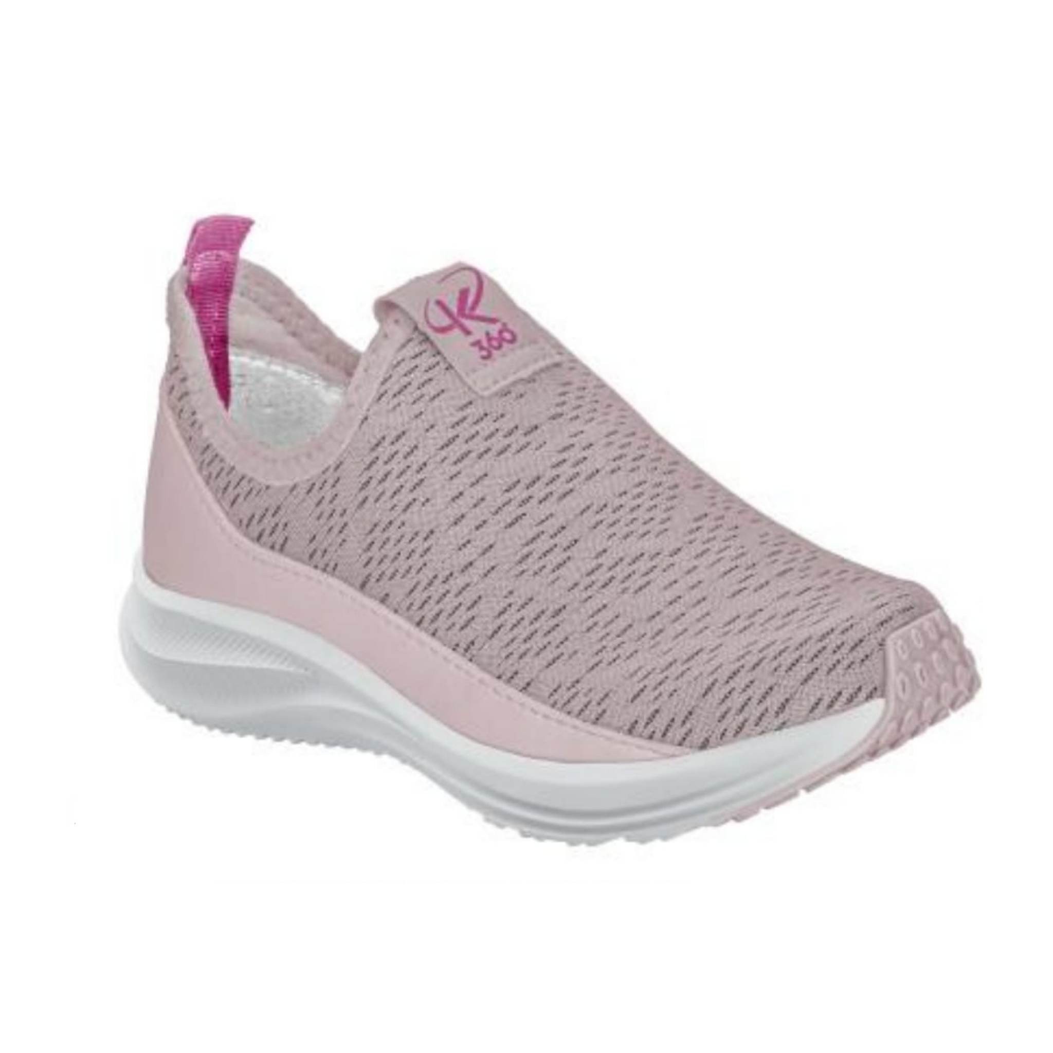 Tênis Infantil Menina Kidy Energy Respitec- Nude/Pink - Pirulito Calçados