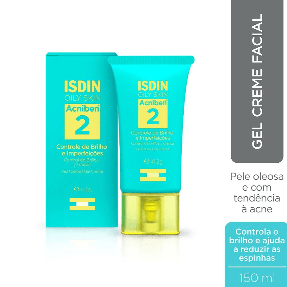 Isdin Acniben Gel Creme Antiacne 41,2g - Cosméticos, Dermocosméticos e ...