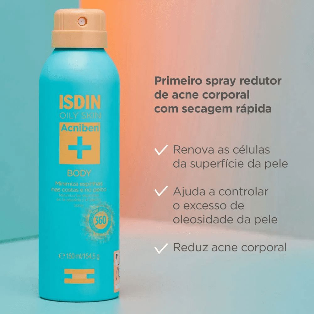 Isdin Acniben Spray Corporal Antiacne 150ml - Cosméticos ...