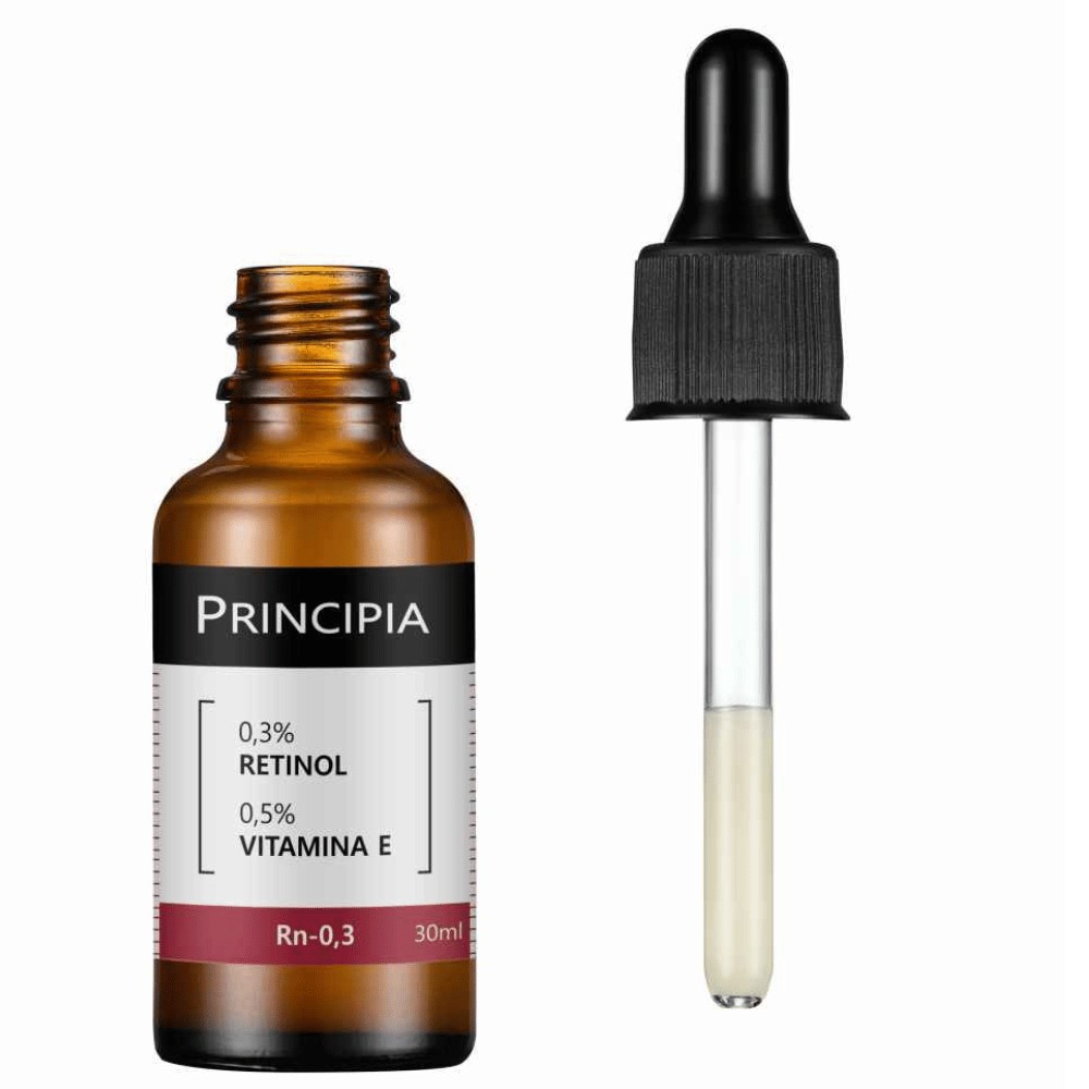 Principia Sérum Skincare Retinol 0,3% + Vitamina E Rn-0,3 Com 30ml ... Principia Sérum Skincare Retinol 0,3% + Vitamina E Rn-0,3 Com 30ml ...