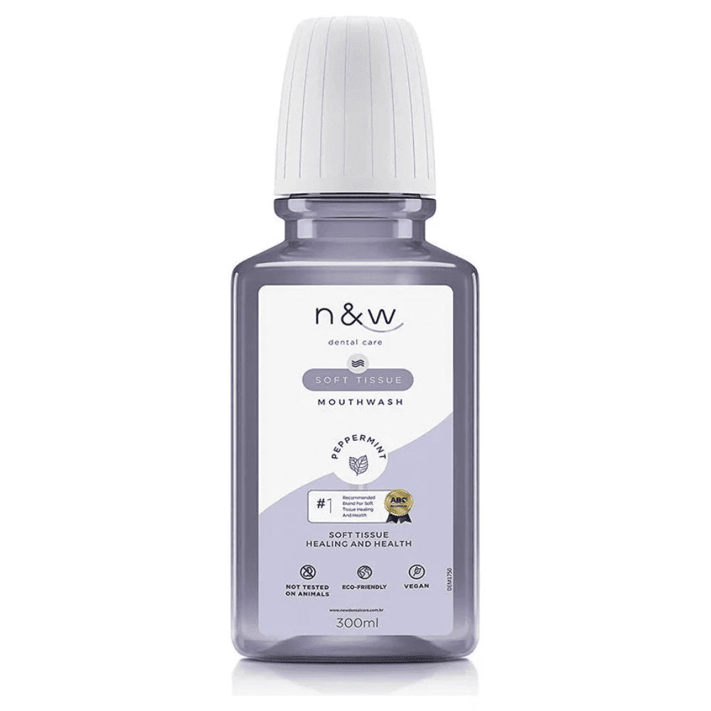 New Dental Care Enxaguante Bucal Soft Tissue N&W 300ml - Cosméticos, Dermocosméticos e Beleza ...