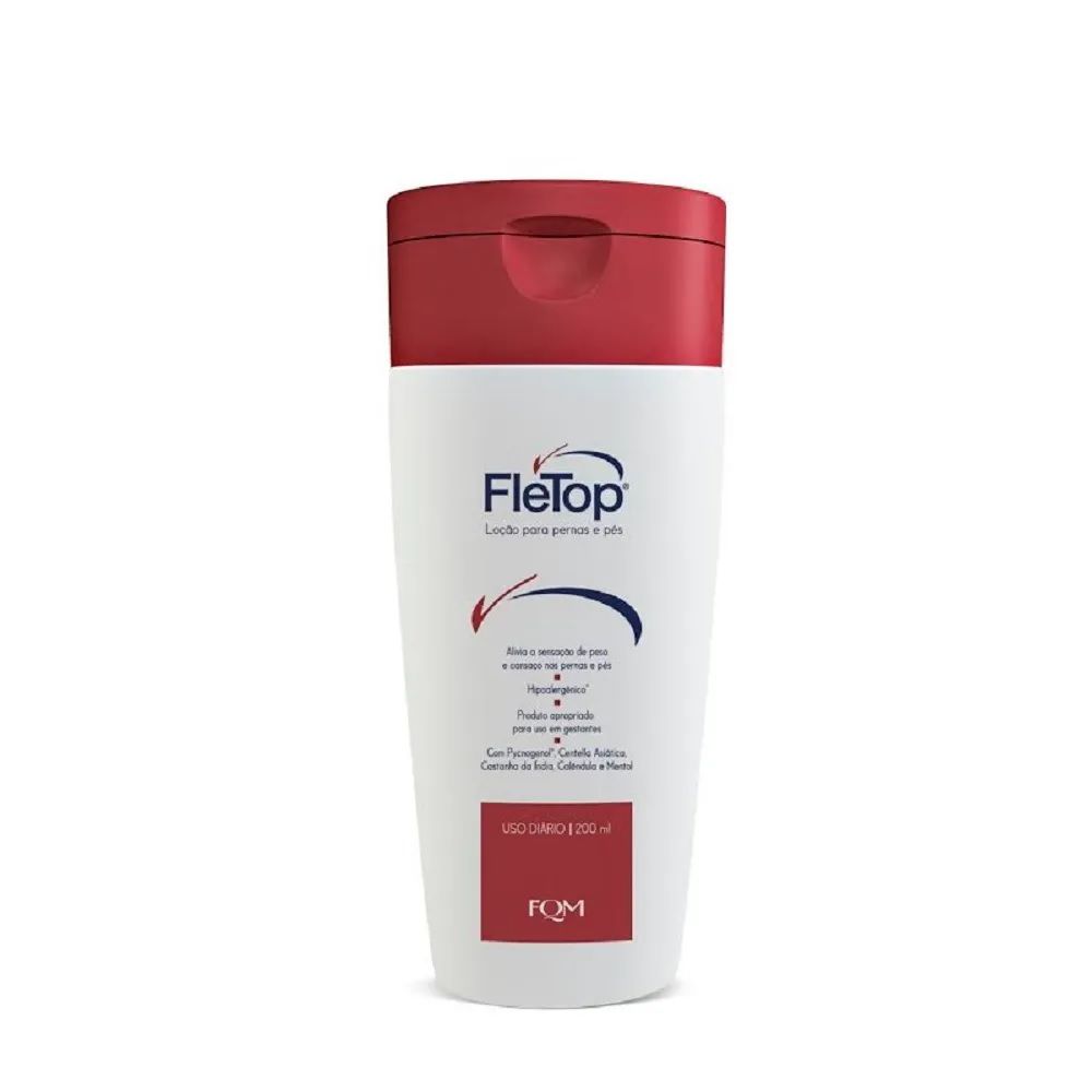 Farmoquímica Fletop Loção Para Pernas E Pes 200ml - Cosméticos ...