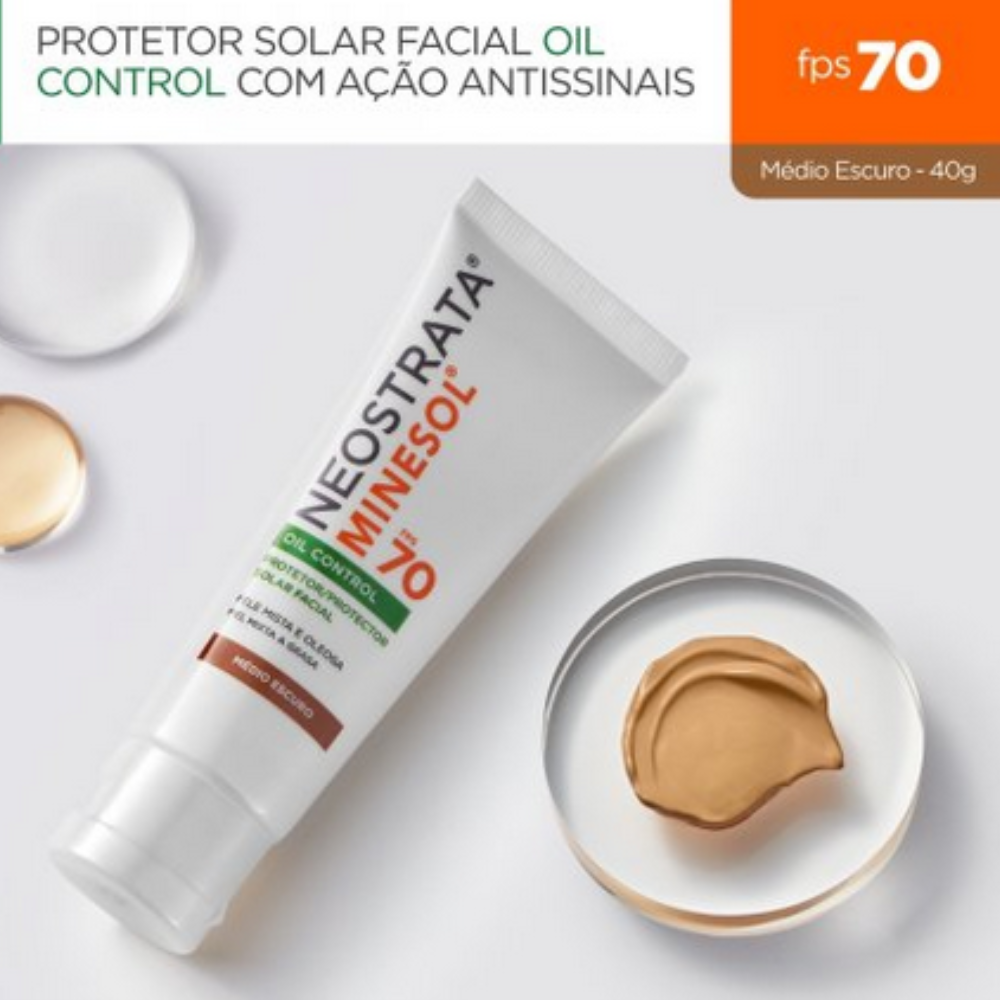 Neostrata Minesol Oil Control Pele Morena Mais FPS70 40g - Cosméticos ...