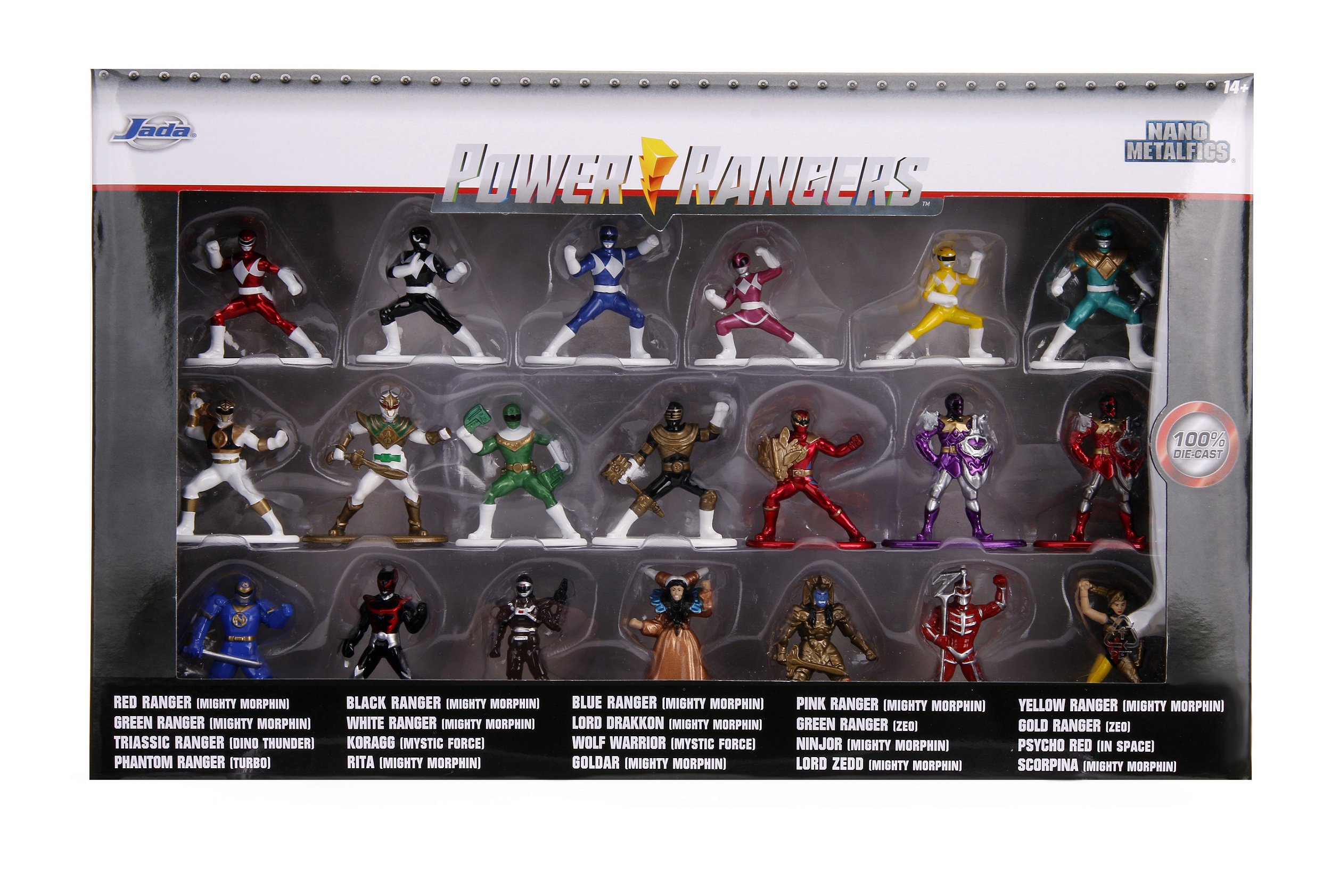 1/65 NANO FIGURE POWER RANGERS - Miniaturas colecionáveis para a sua loja