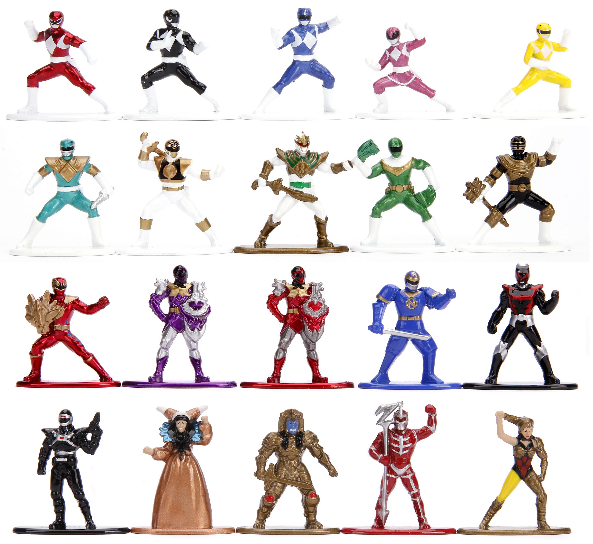 1/65 NANO FIGURE POWER RANGERS - Miniaturas colecionáveis para a sua loja