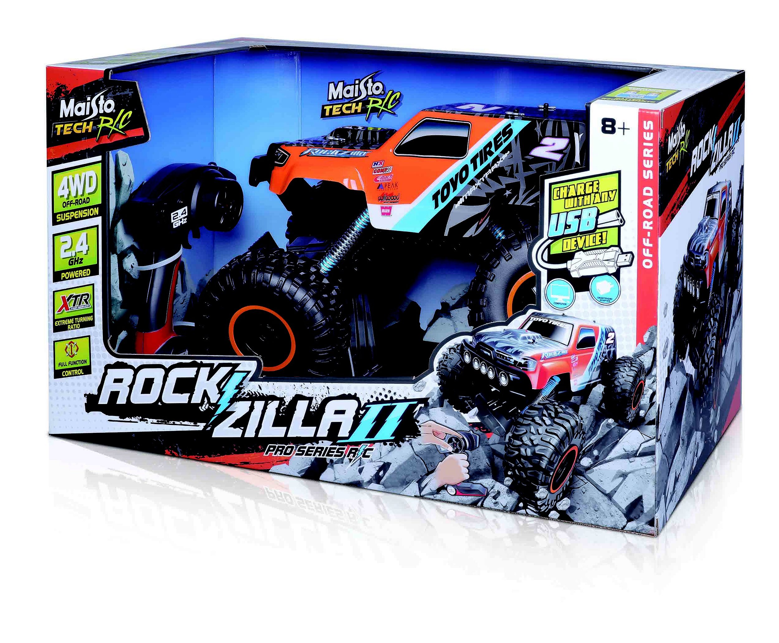 ROCKZILLA 2 RADIO CONTROLE - Miniaturas colecionáveis para a sua loja