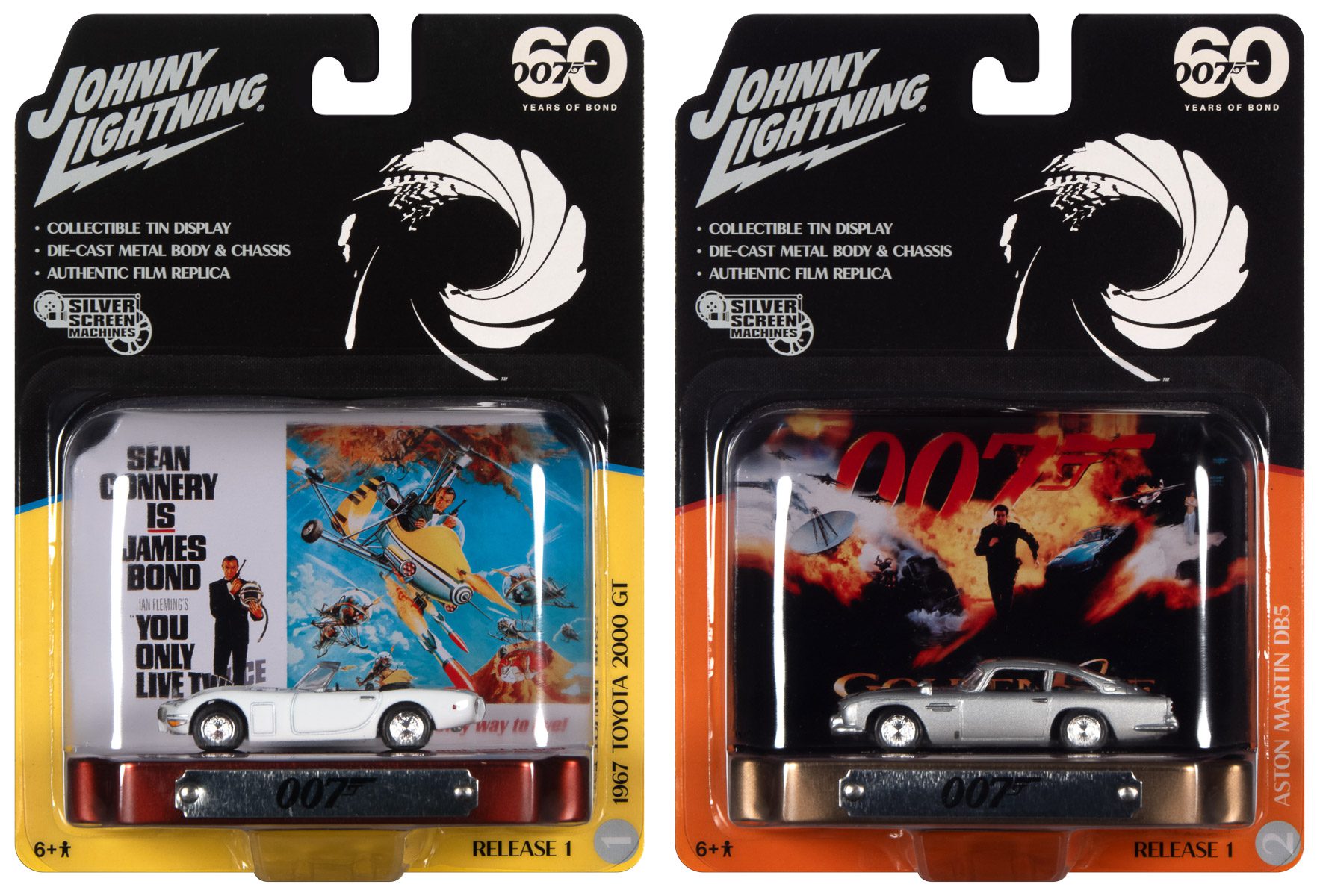 1/64 JOHNNY LIGHTNING JAMES BOND 007 DIORAMA - Miniaturas colecionáveis ...