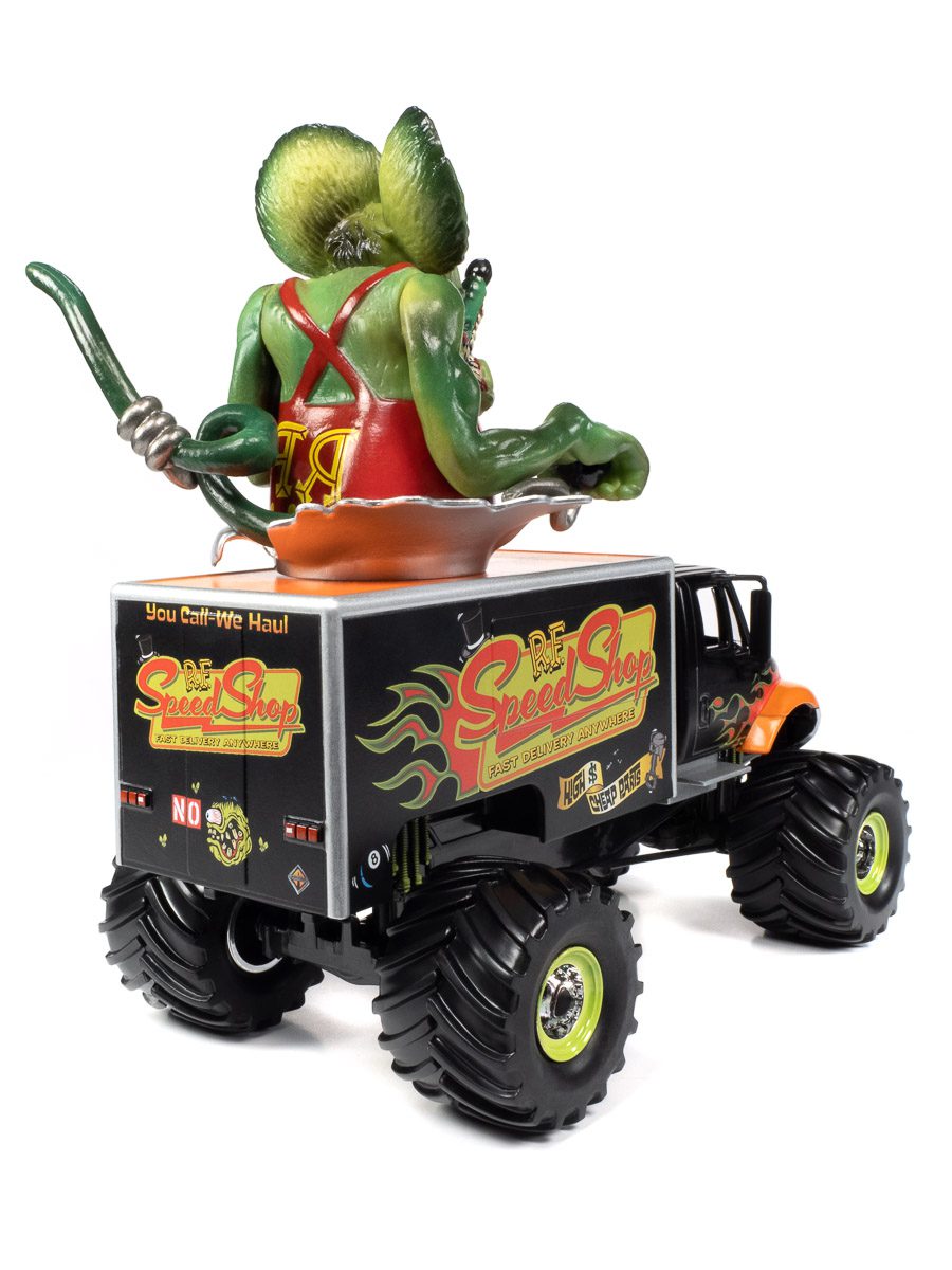 1/24 JOHNNY LIGHTNING RAT FINK MONSTER TRUCK - Miniaturas colecionáveis ...