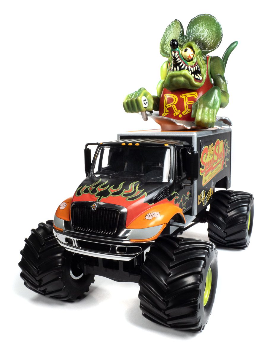 1/24 JOHNNY LIGHTNING RAT FINK MONSTER TRUCK - Miniaturas colecionáveis ...