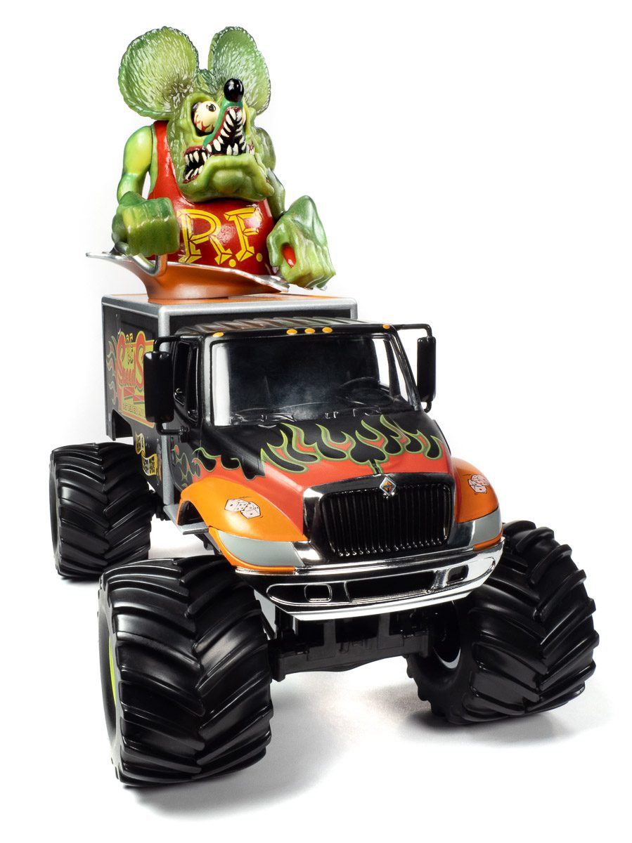 1/24 JOHNNY LIGHTNING RAT FINK MONSTER TRUCK - Miniaturas colecionáveis ...