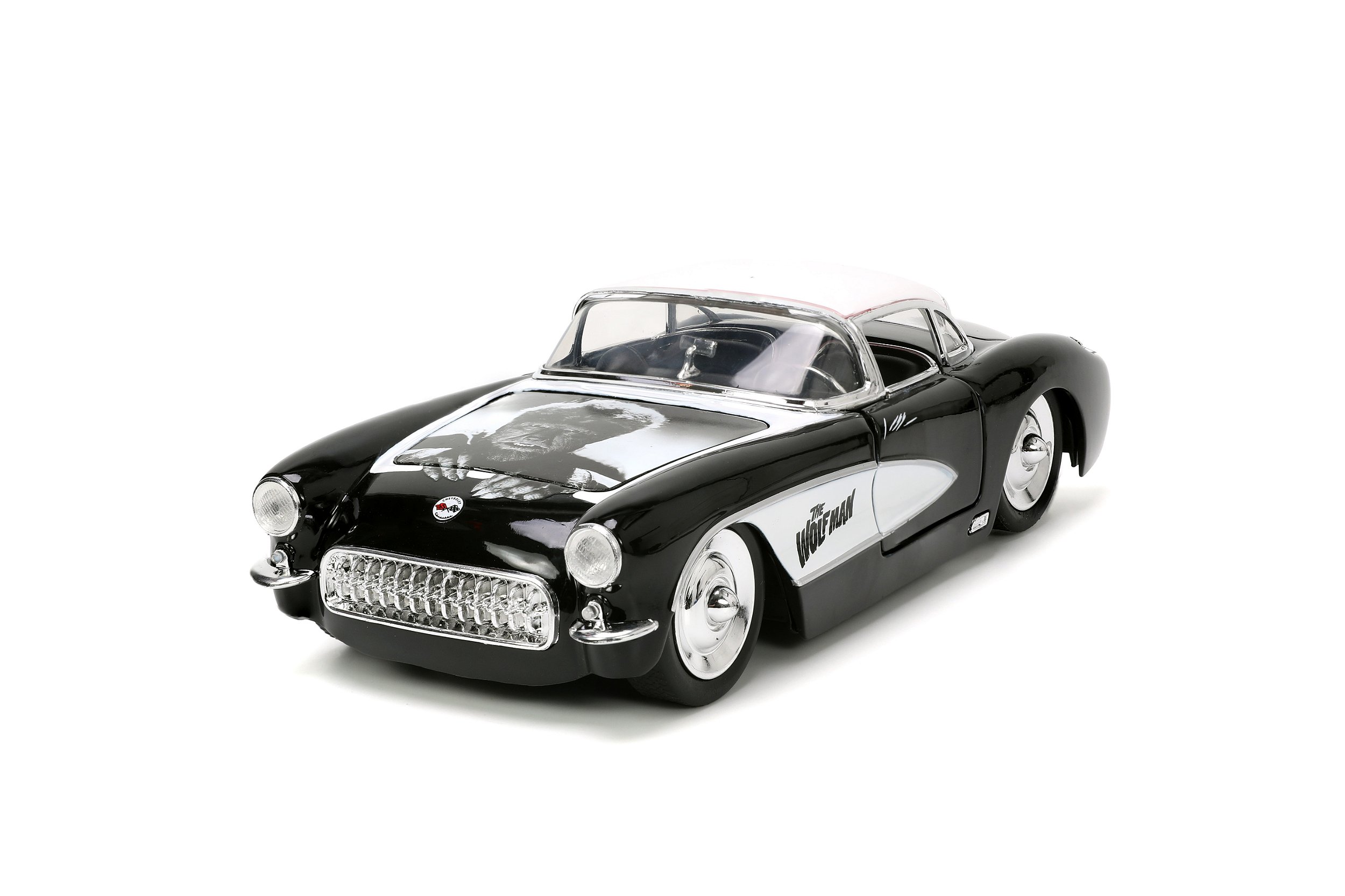 1/24 1957 CHEVY CORVETTE COM BONECO WOLFMAN - Miniaturas colecionáveis ...