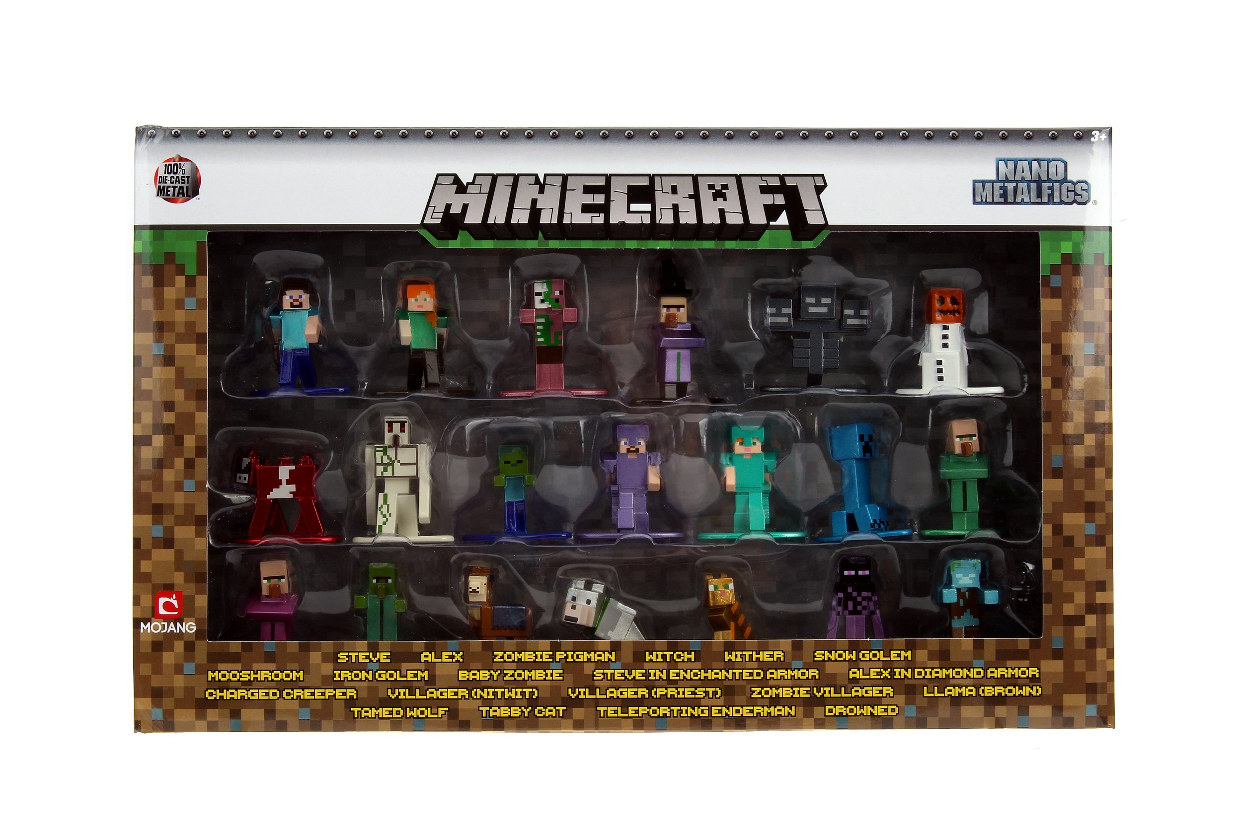 1/65 CONJUNTO NANO FIGURE MINECRAFT - Miniaturas colecionáveis para a ...