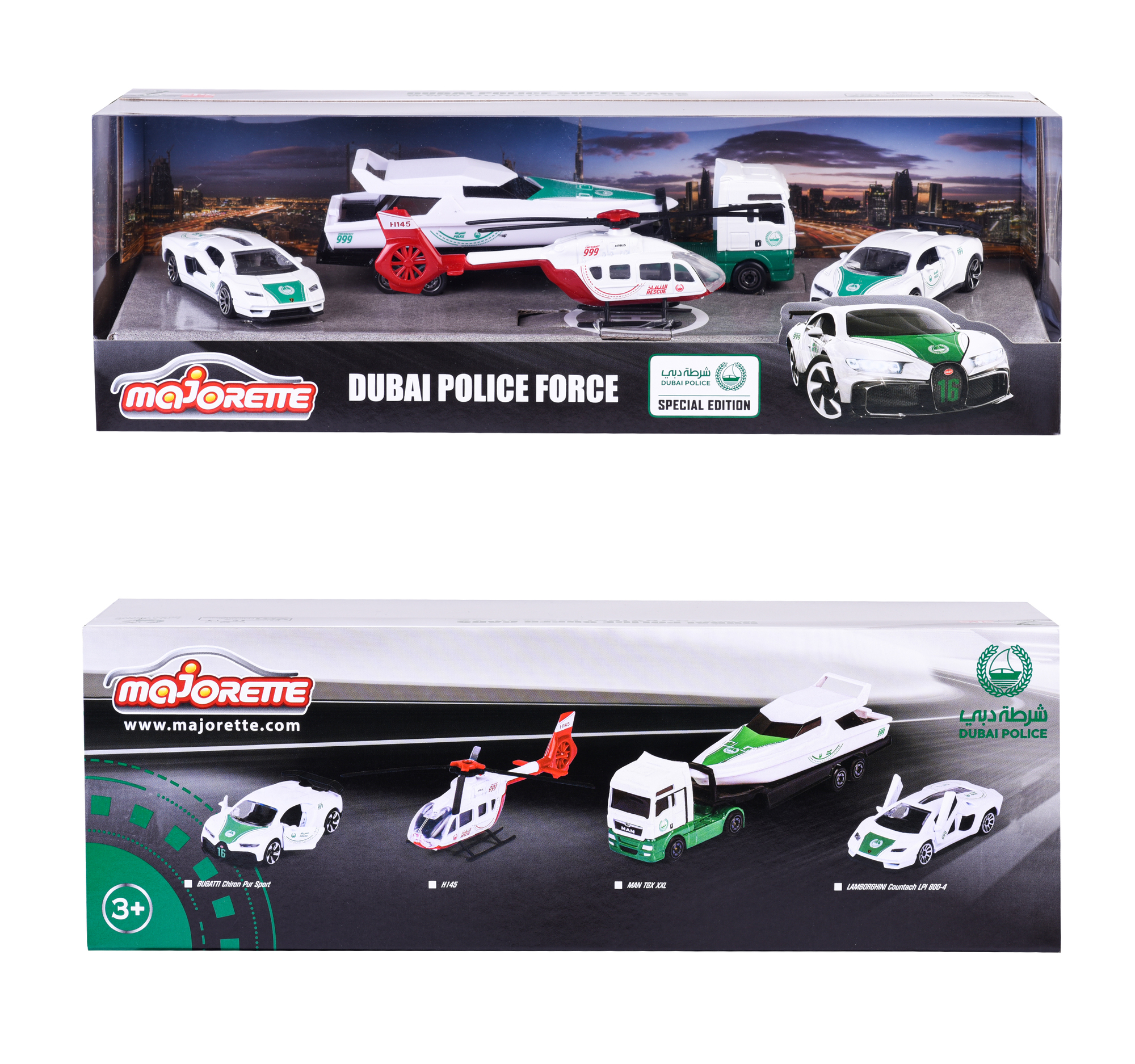 1/64 MAJORETTE GIFTPACK DUBAI POLICE FORCE PACK - Miniaturas ...