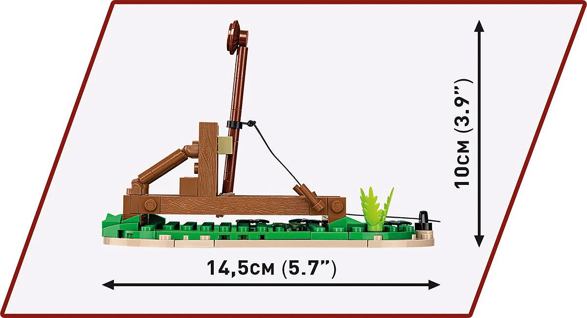 CATAPULTA IMPÉRIO ROMANO BLOCOS PARA MONTAR COM 173 PCS - Miniaturas ...