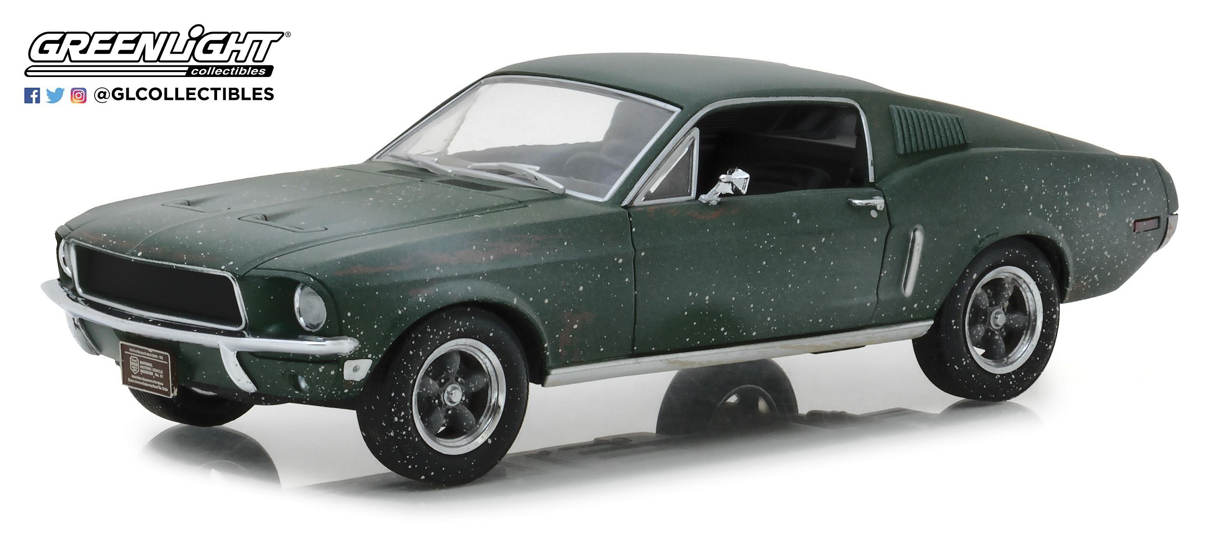 168 FORD MUSTANG BULLET GT FASTBACK 1/24 - Miniaturas colecionáveis ...