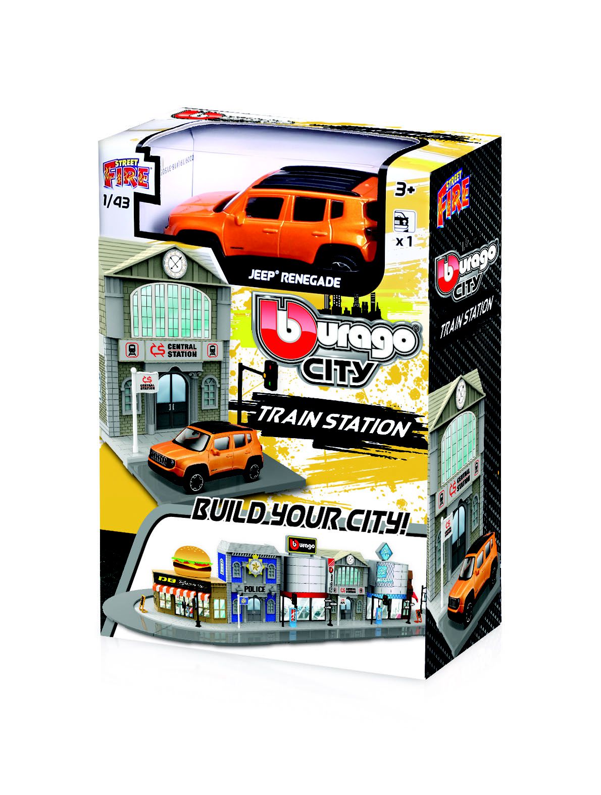 1:43 BURAGO BUILD YOUR CITY SORTIMENTO - Miniaturas colecionáveis para ...