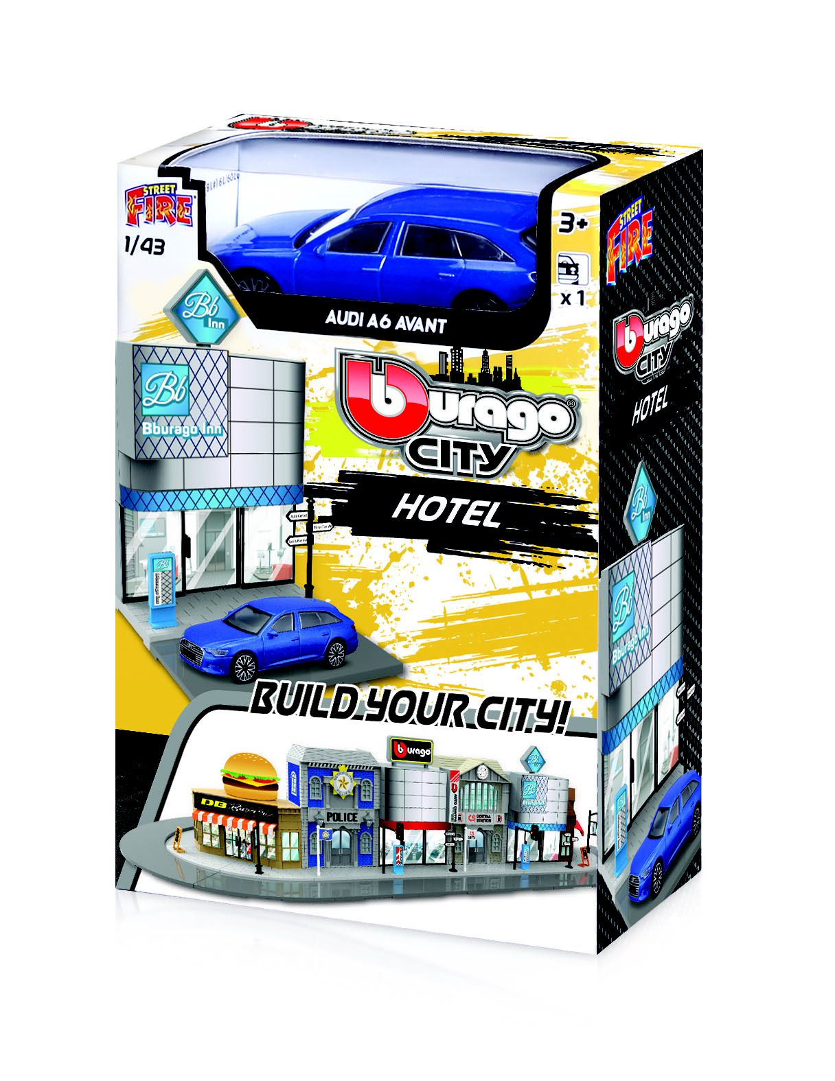 1:43 BURAGO BUILD YOUR CITY SORTIMENTO - Miniaturas colecionáveis para ...