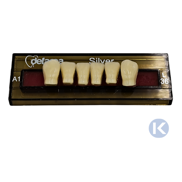 Dente 3 Camadas Cor A3 - SILVER - DeFama - Dental Ponto K - Produtos ...