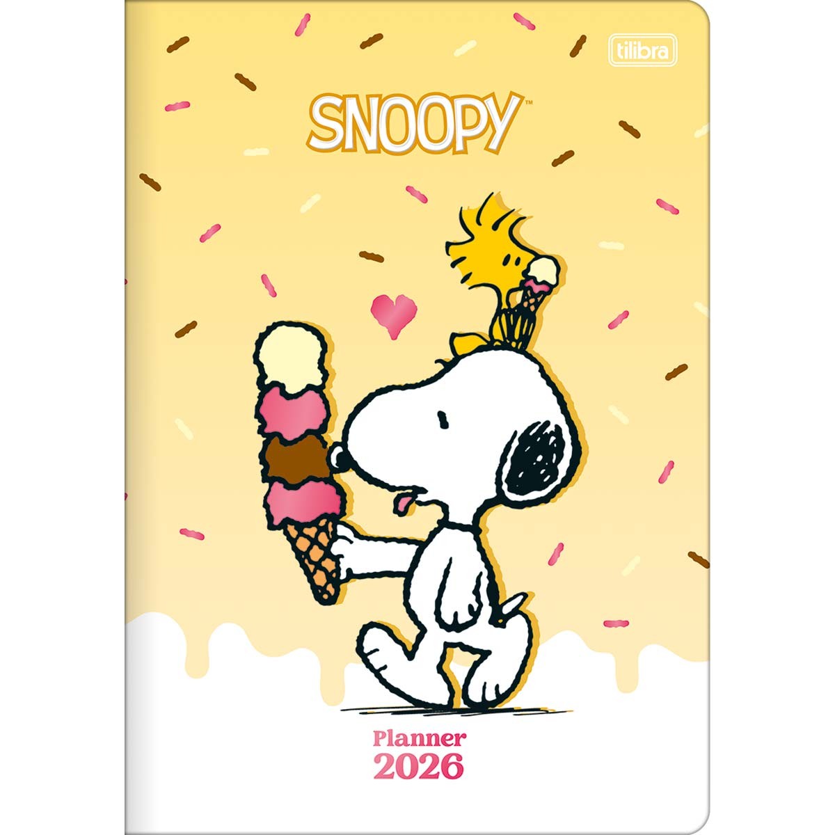 Planner Grampeado Snoopy 2026 393894 Tilibra - Papelaria Grafitte ...