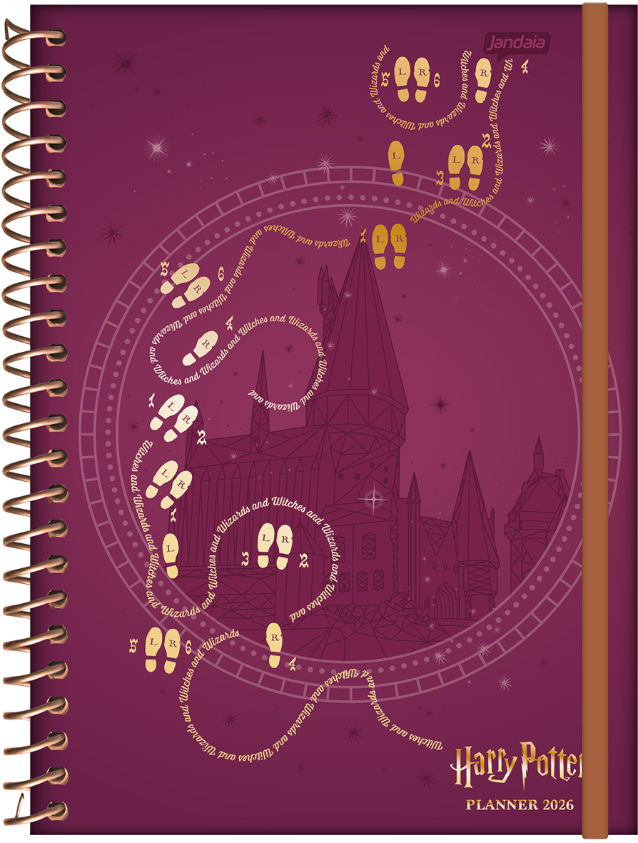 Planner Colegial 2026 Harry Potter Jandaia - Papelaria Grafitte ...