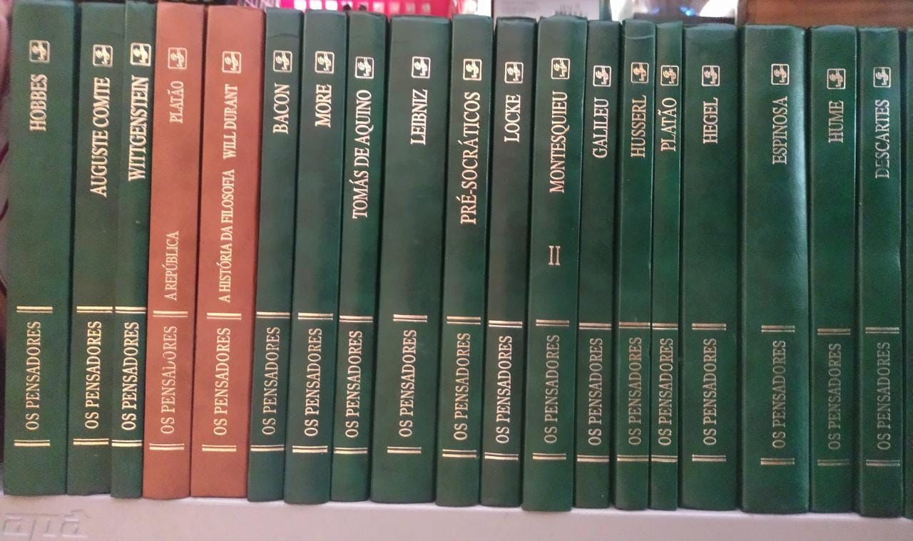 Coleção Os Pensadores Nova Cultural Verde 35 volumes - Seboterapia - Livros