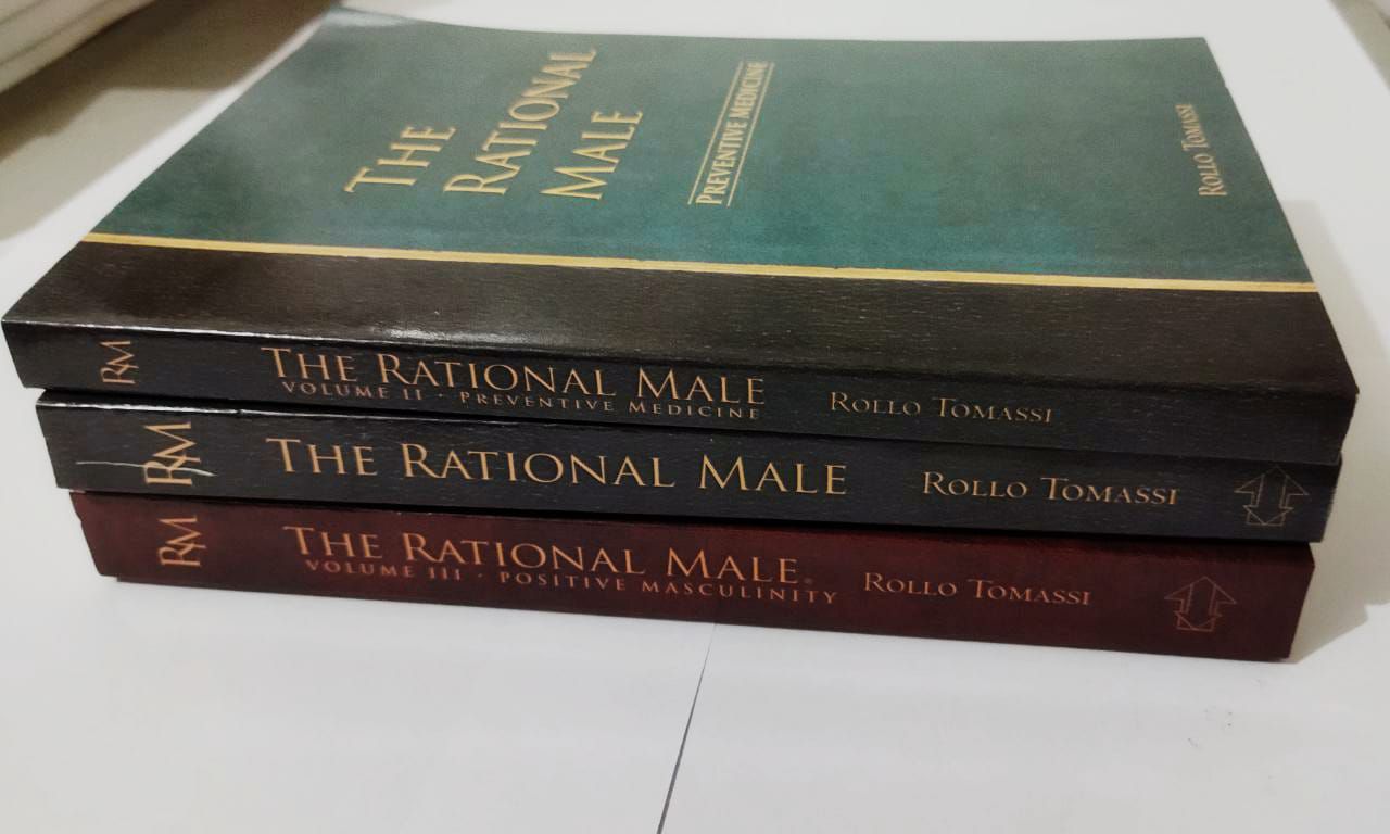 Kit 3 Livros - The Rational Male - Rollo Tomassi - Seboterapia - Livros