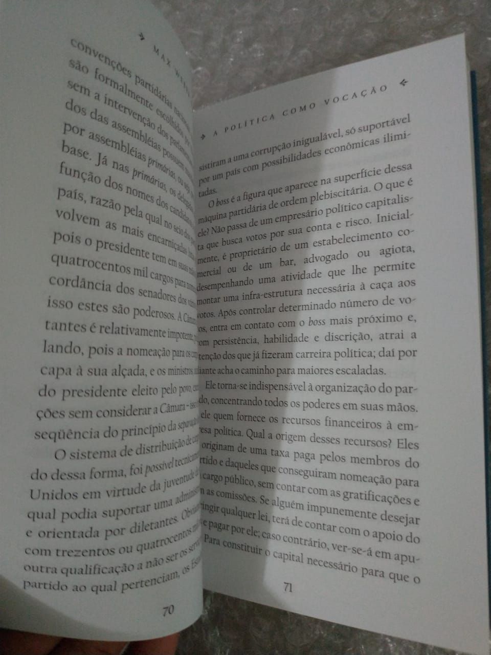 A Política Como Vocação - Max Weber - Seboterapia - Livros