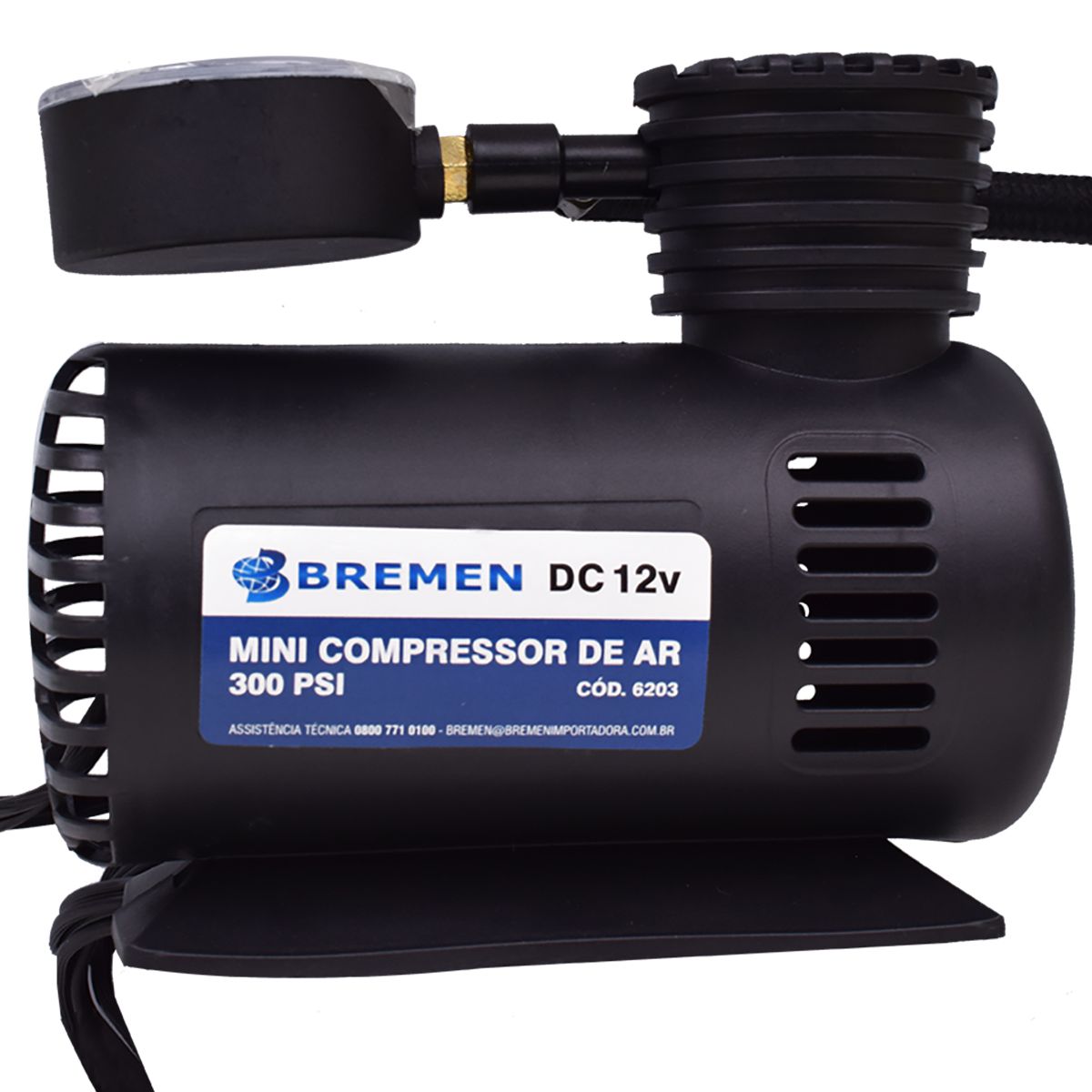 Mini Compressor de Ar 12V 300PSI - 6203 - Bremen - Amazon Compressores ...