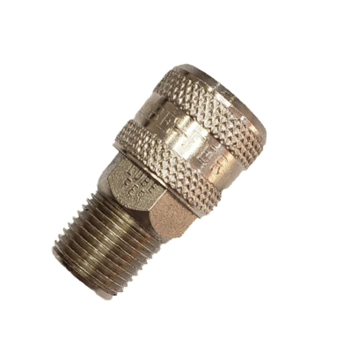 Engate Rápido 1/4" X 1/2" NPT MACHO - 000.LUB-2000B LUBEFER - Amazon Compressores - Para cada ...