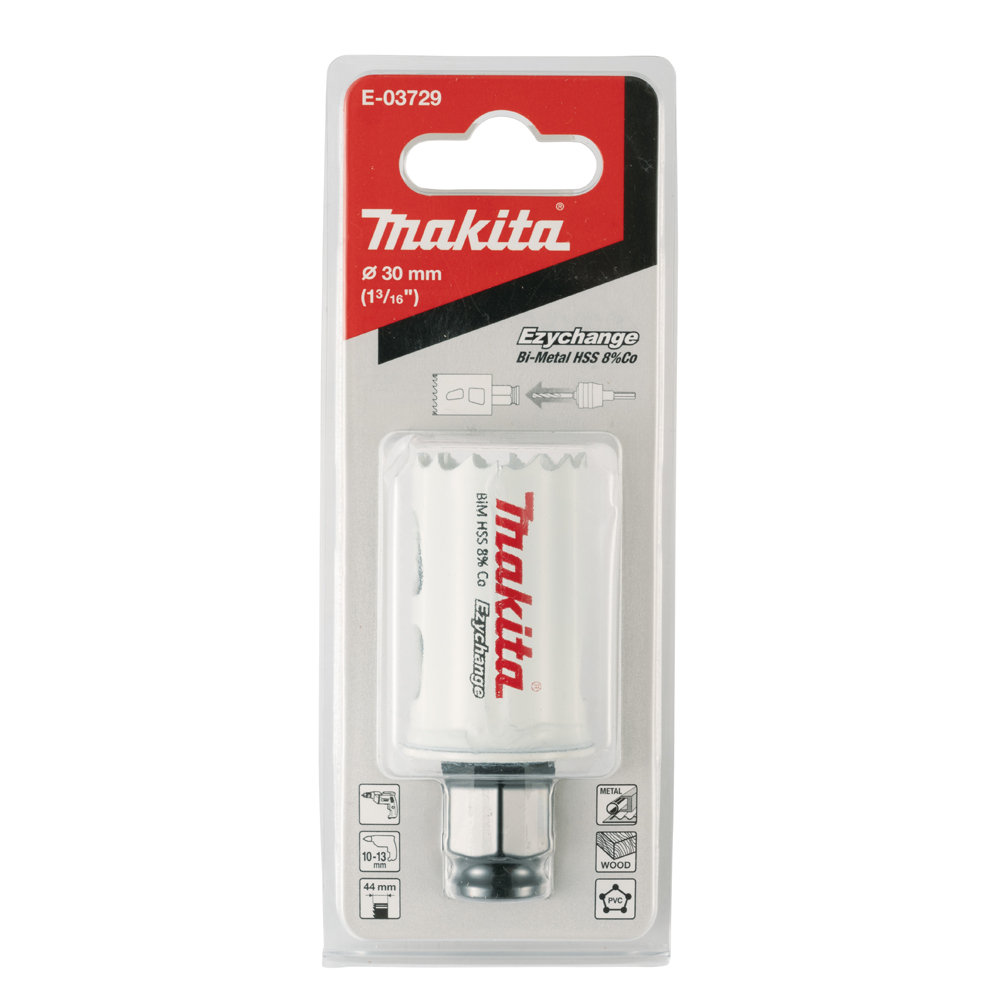 Serra Copo Bimetálica 30MM EZYCHANGE - E-03729 MAKITA - Amazon ...