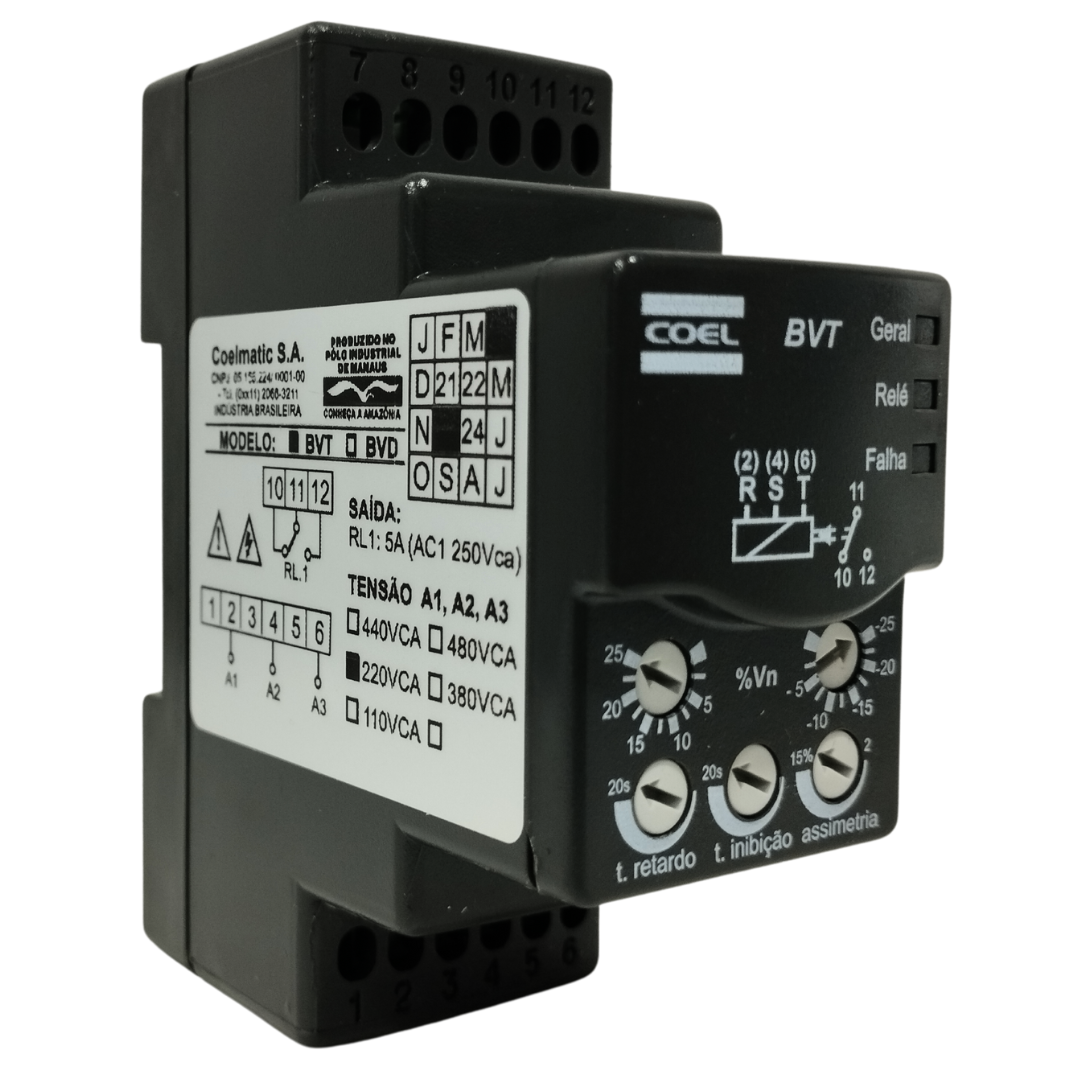 Rele Eletrônico Digital BV Completo 110VCA - BVTC-P - DCR 2016/031632 - Difusor ar condicionado