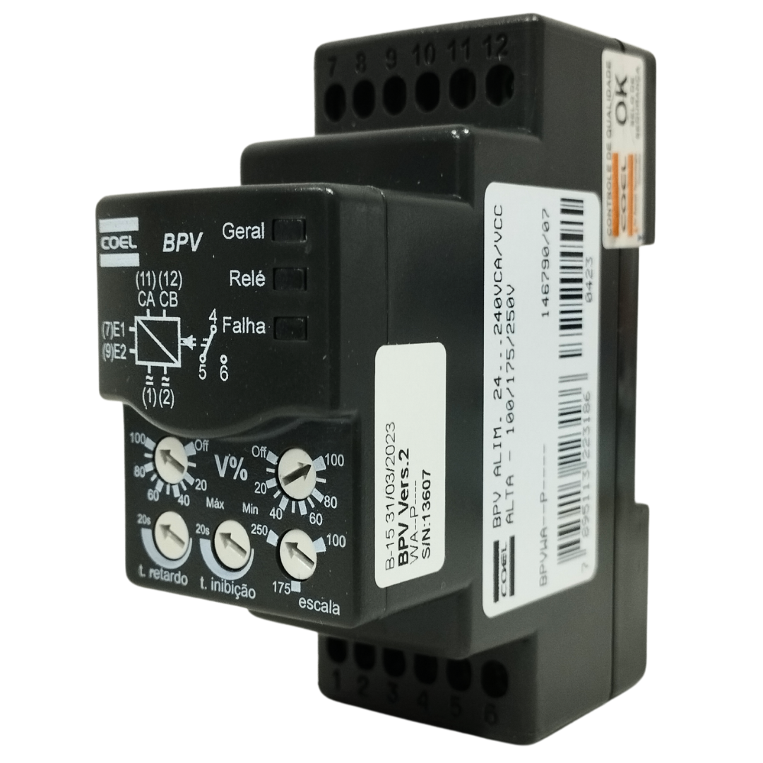 Rele Eletrônico Digital COEL BPVWA-P 24-240VCA/VCC ALTA - Difusor ar condicionado