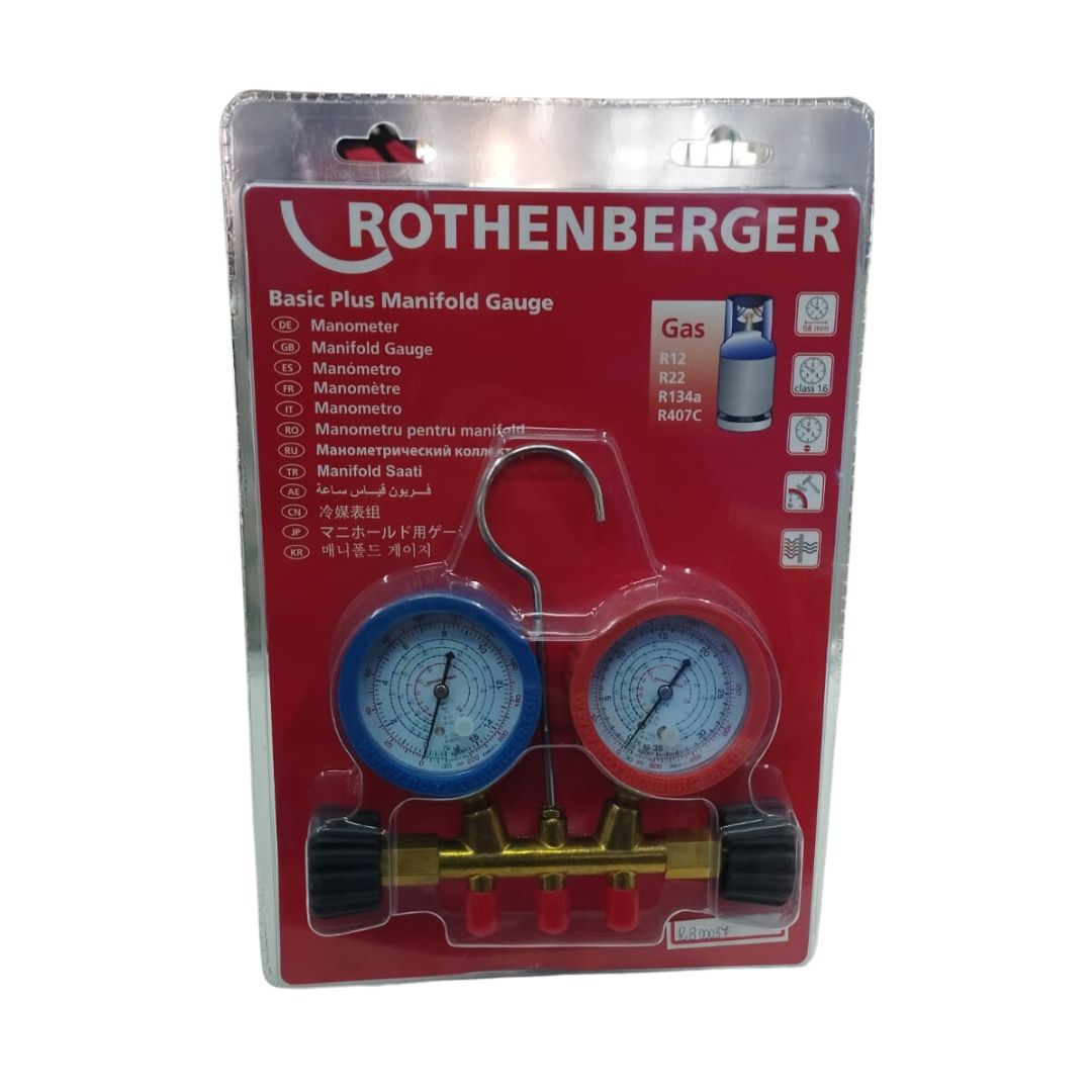 Manifold Básico PLUS R12/22/134/407 170553 ROTHENBERGER - Difusor ar ...