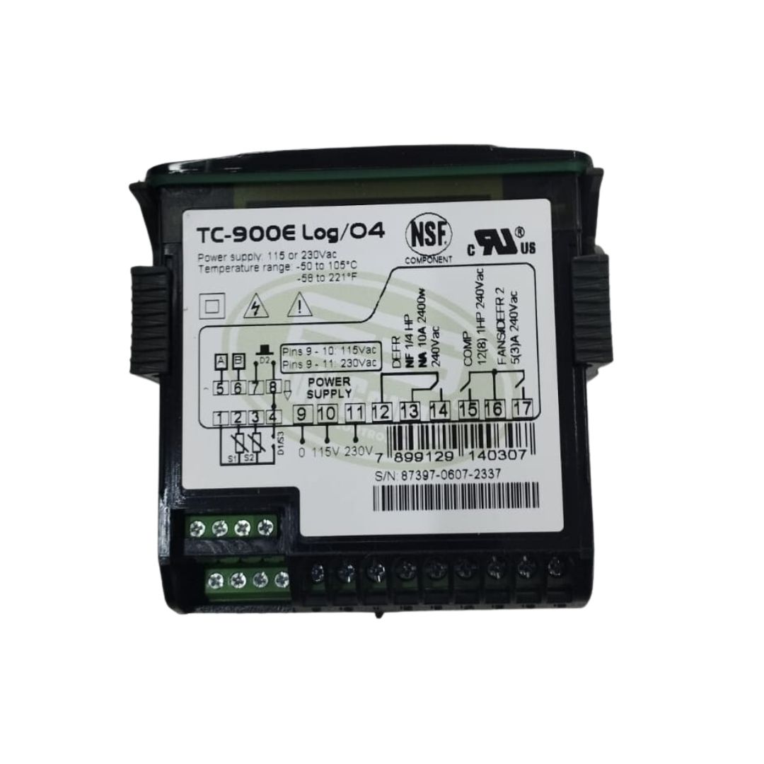 Controlador de Temperatura TC900E LOG VER.04 115/230Vac FULL GAUGE 040 ...