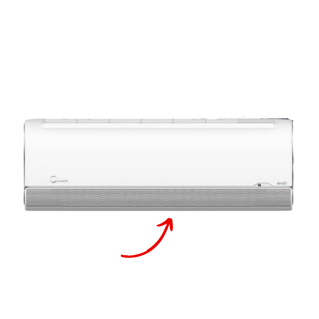 Vane Horizontal Split Hi Wall SPRINGER MIDEA 2122000020799 - Difusor ar ...