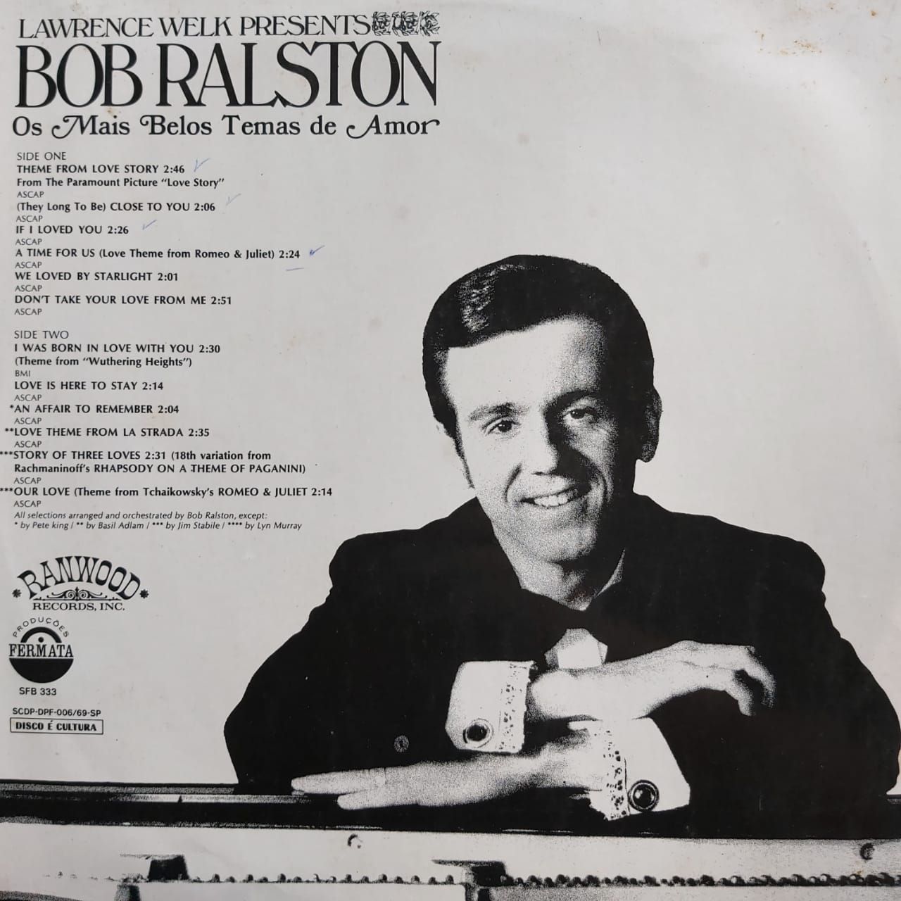 LP - Bob Ralston – Playing The World's Most Beautiful Love Themes ...