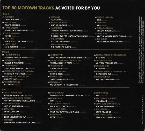 CD - Motown 50 (Yesterday • Today • Forever)- Digipak - Colecionadores ...