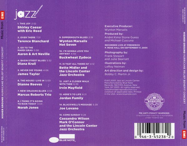 CD - Higher Ground (Hurricane Relief Benefit Concert) - Colecionadores ...