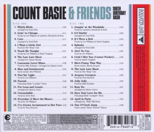 CD - Count Basie – Count Basie & Friends 100th Birthday Bash - Duplo - Colecionadores Discos ...