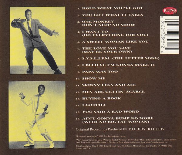 CD - Joe Tex – The Very Best Of Joe Tex - Importado (US ...