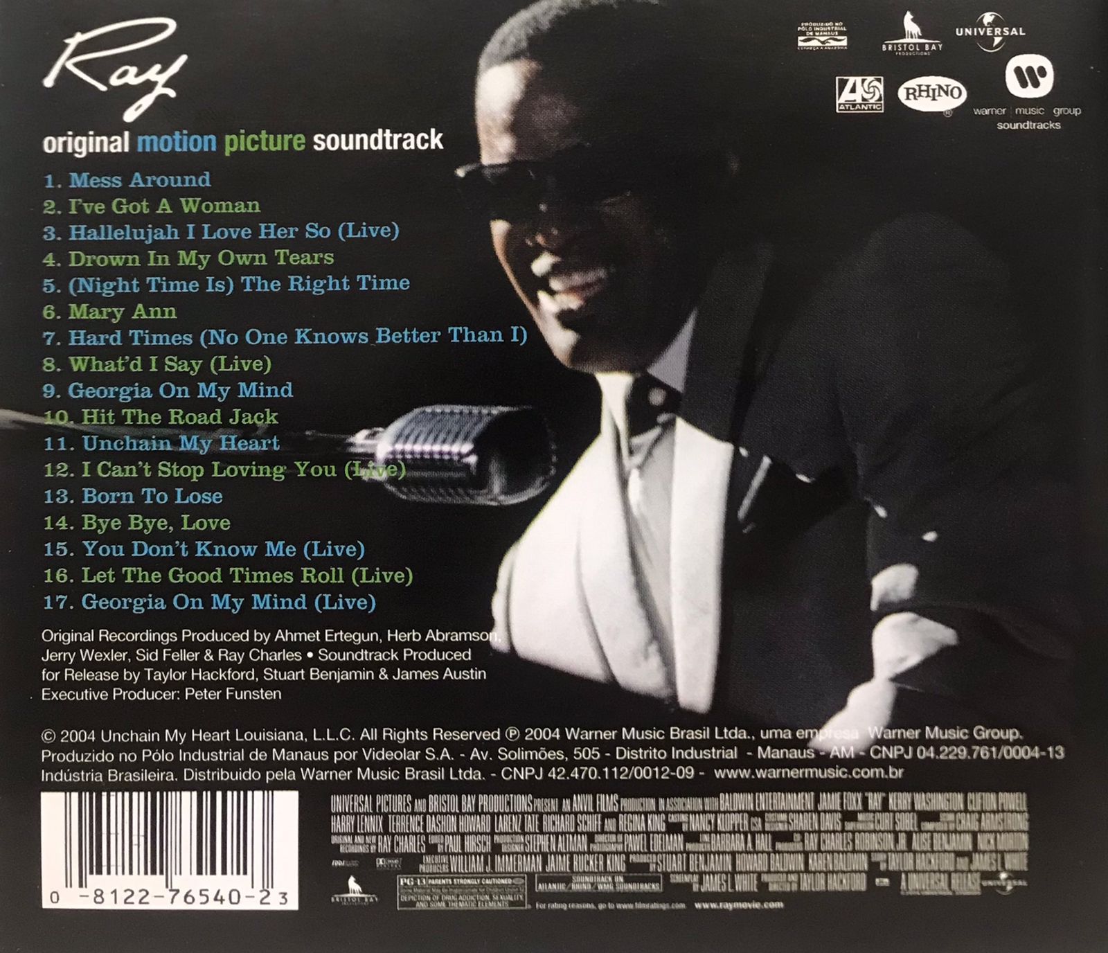 CD - Ray Charles – Ray (Original Motion Picture Soundtrack ...